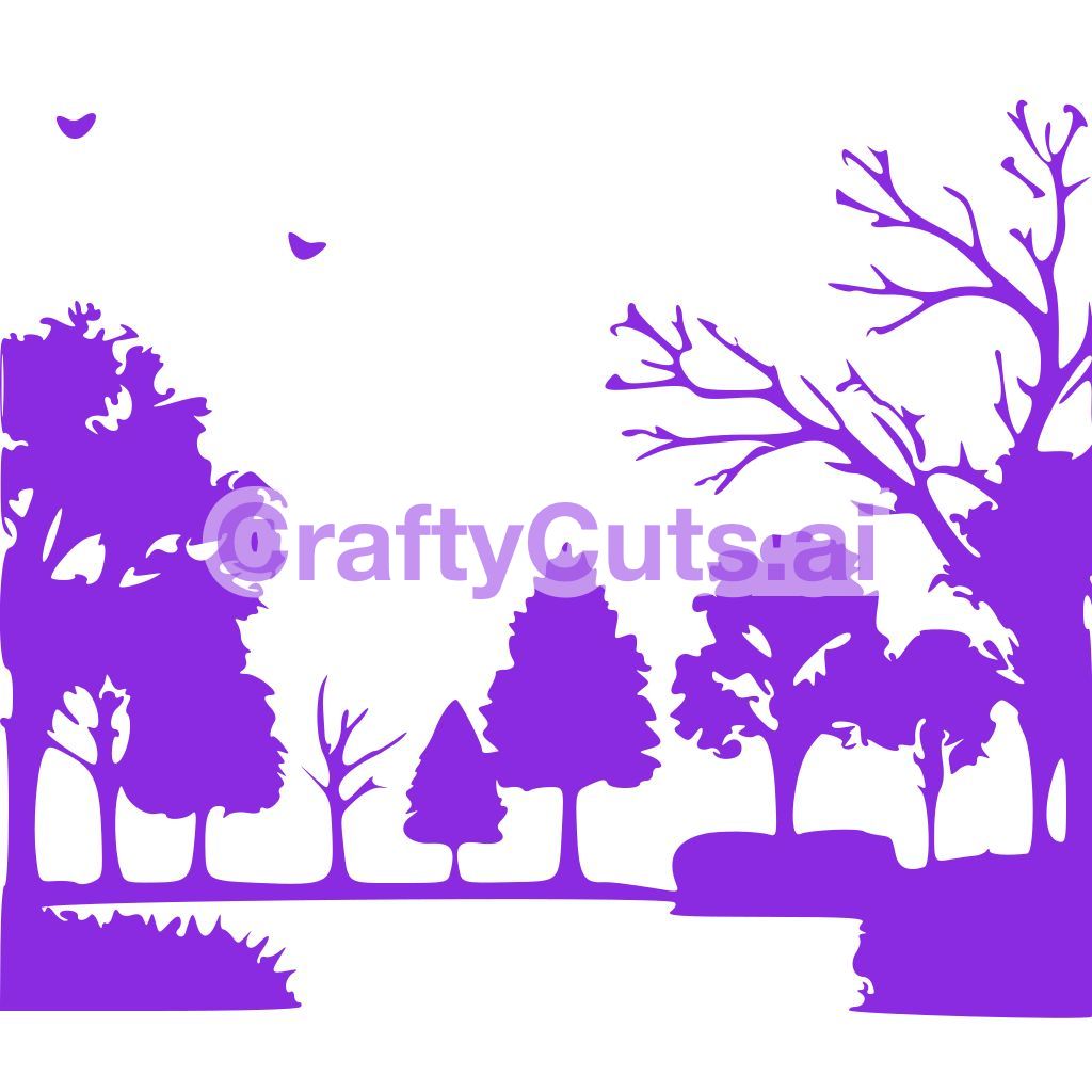 A Park Scene | CraftyCuts.ai
