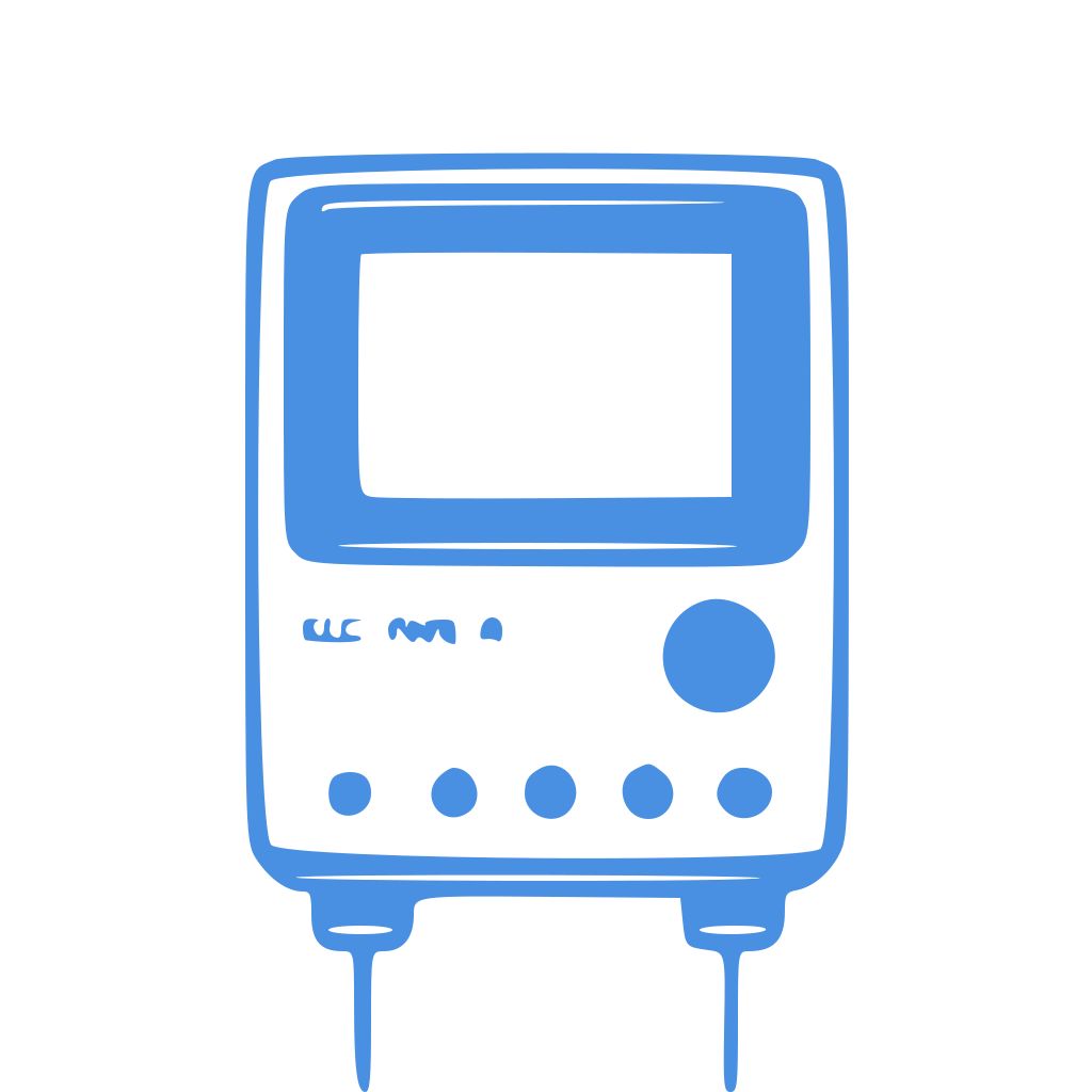 A Simple Outline of an Electrometer | CraftyCuts.ai