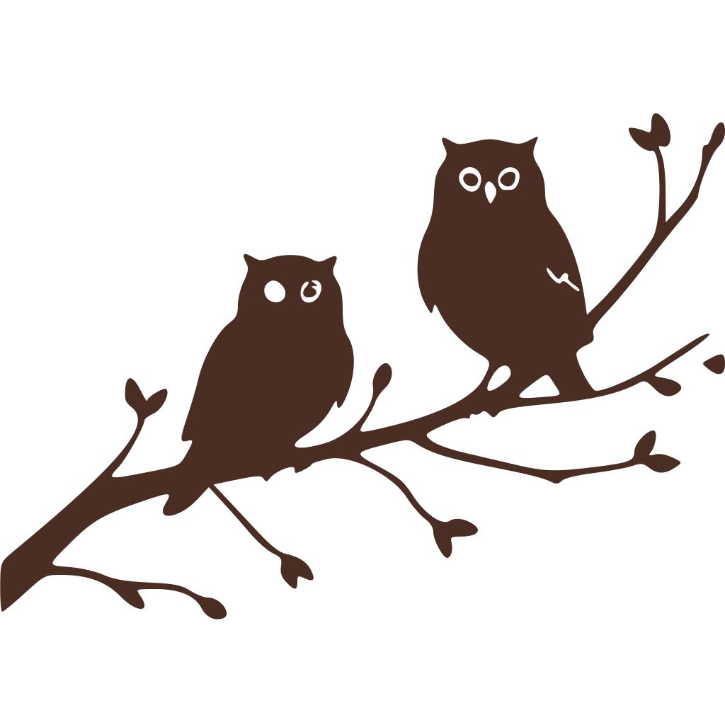 Cottagecore Banner Featuring Owls on Branches | CraftyCuts.ai
