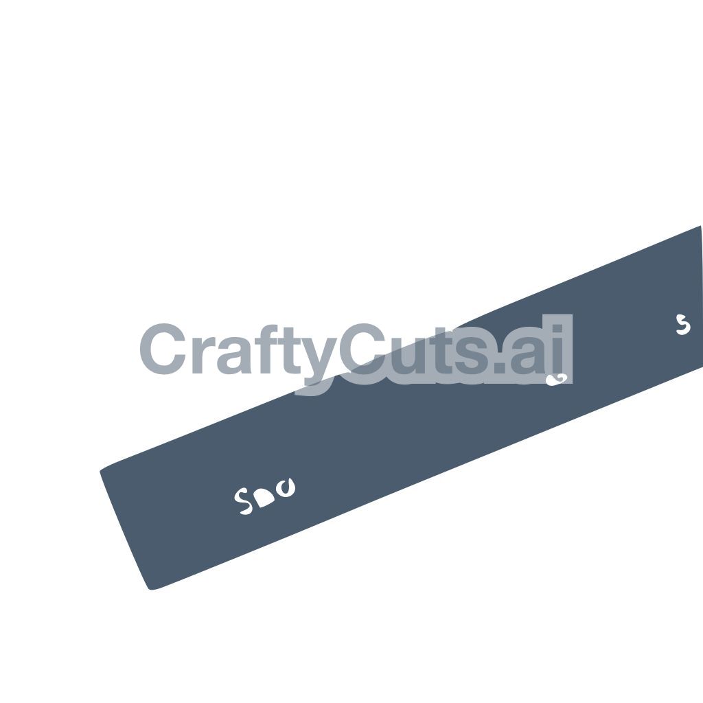 A Simple Adjustable Ruler | CraftyCuts.ai