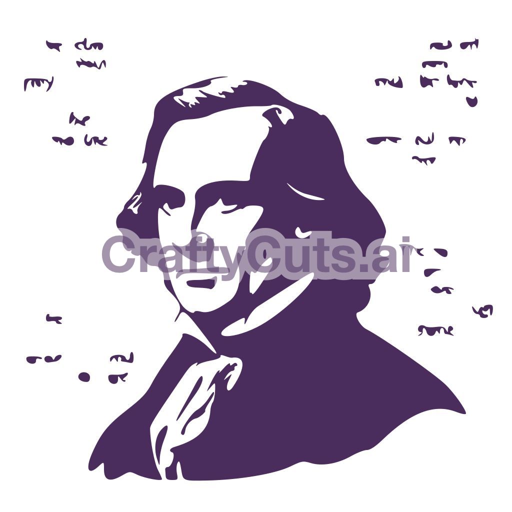 Simple a Founding Father with Quotes | CraftyCuts.ai