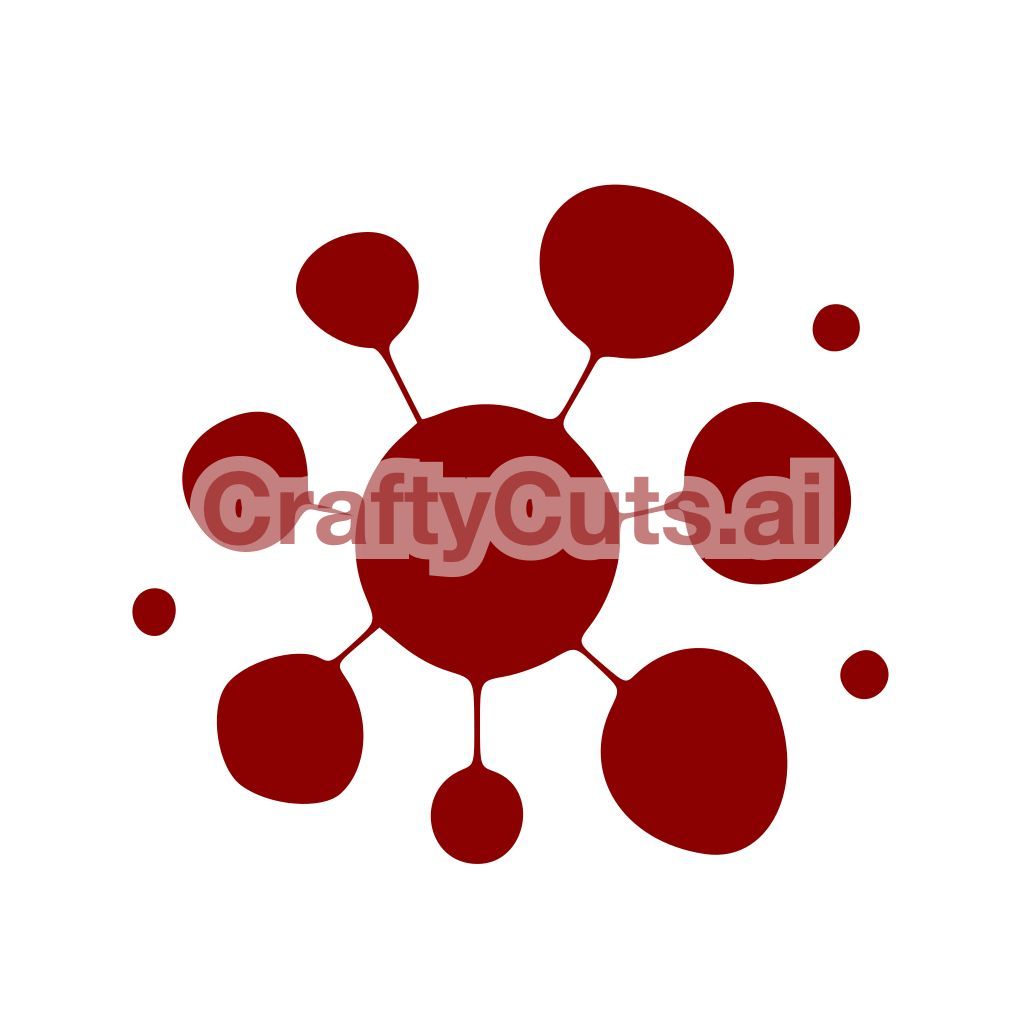 A Group of Connected Shapes | CraftyCuts.ai