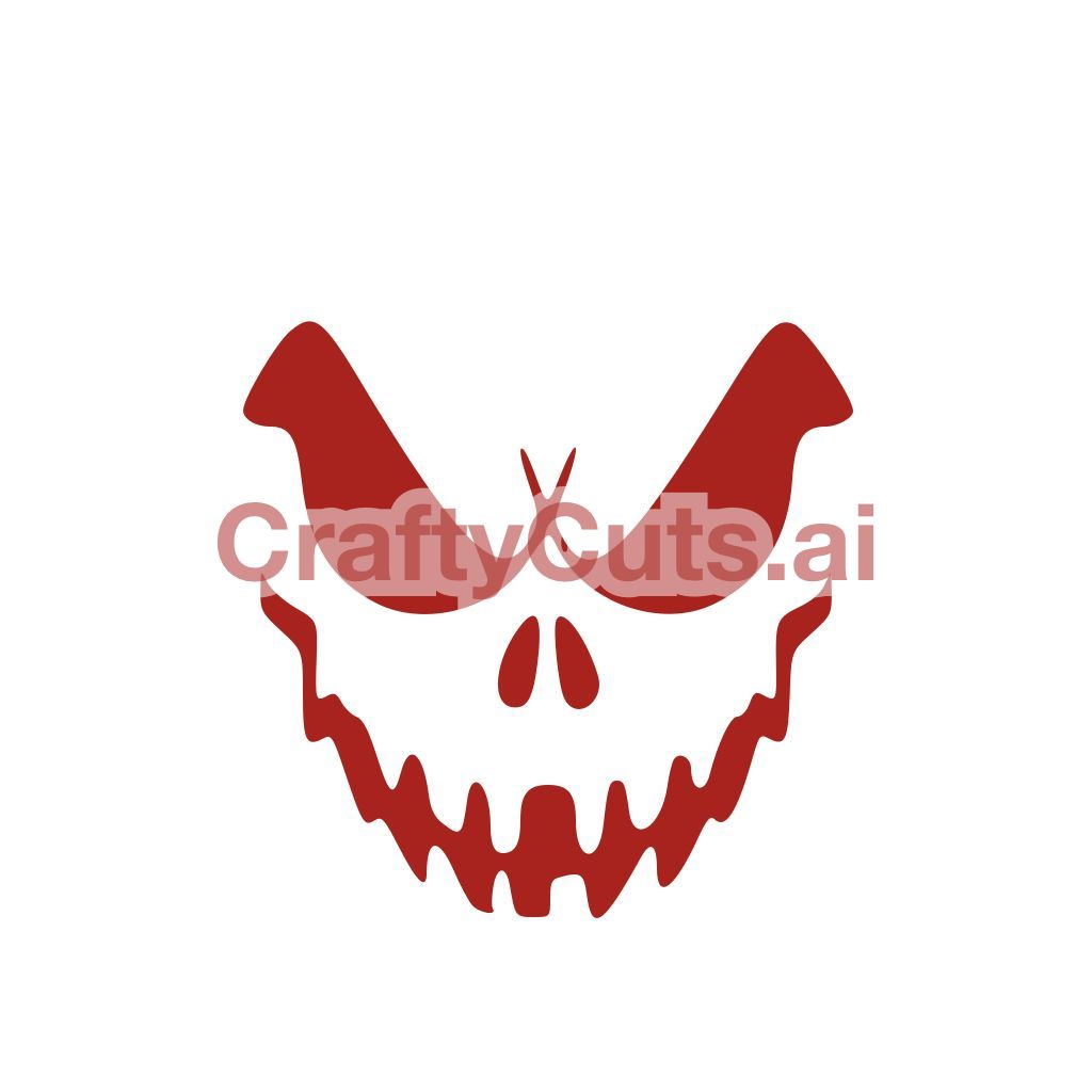 Ominous Face | CraftyCuts.ai