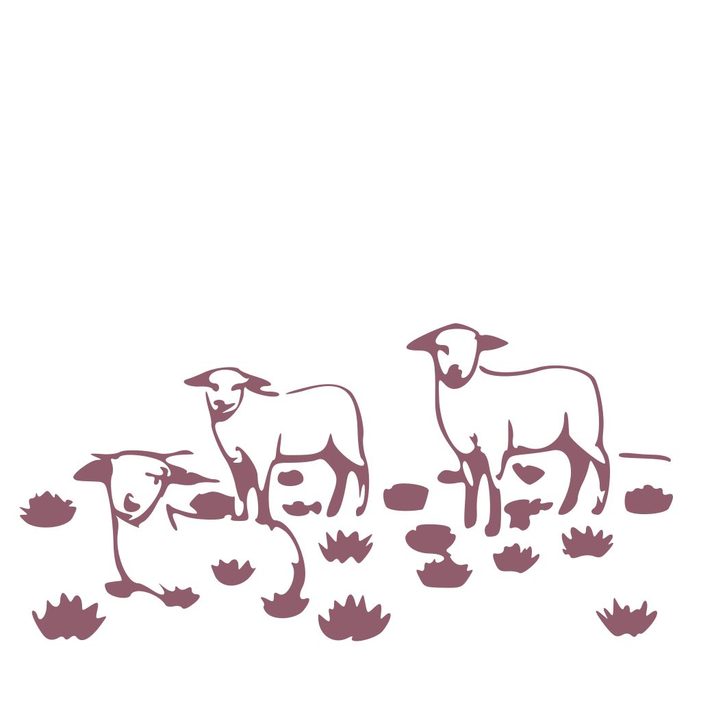Seasonal Sign Featuring Lambs in a Field | CraftyCuts.ai