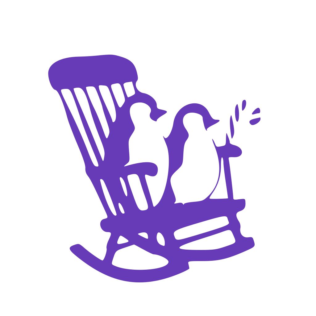 Nature Rocking Chair Featuring Penguins with Candy Canes | CraftyCuts.ai
