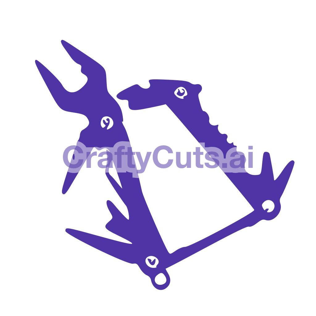A Detailed a Multi-tool | CraftyCuts.ai