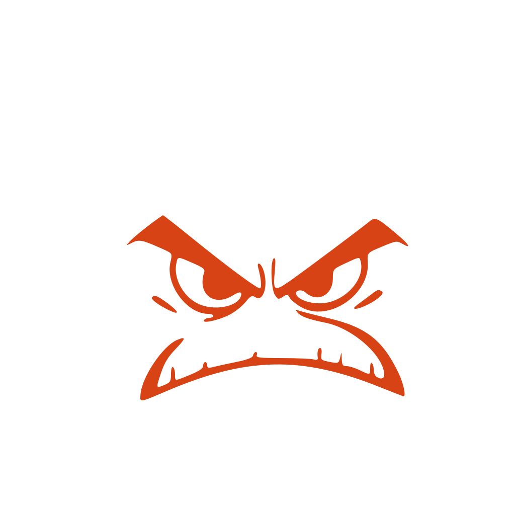 A Simple a Grumpy Face | CraftyCuts.ai