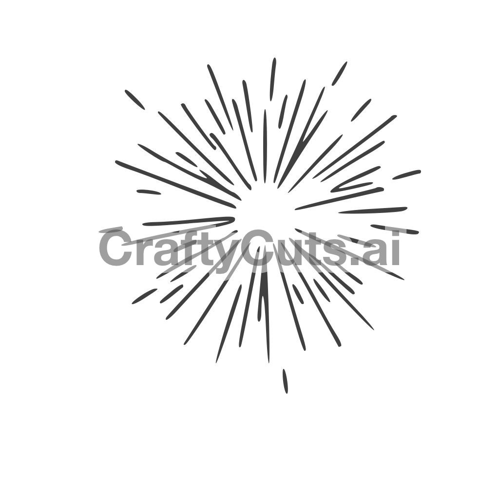 Non-explosive Fireworks Display | CraftyCuts.ai