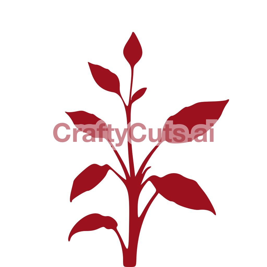 A Rhatany Plant | CraftyCuts.ai