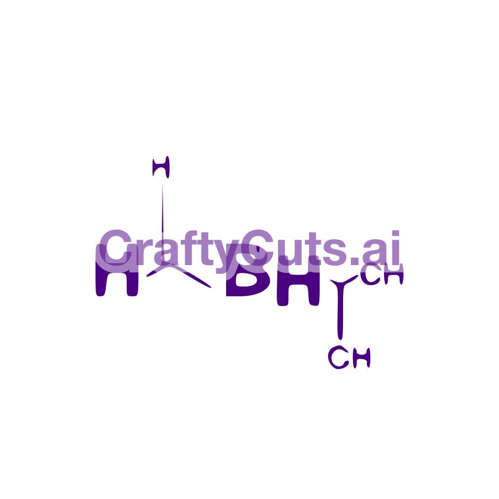 Bromoform Chemical Structure for Educational Purposes | CraftyCuts.ai