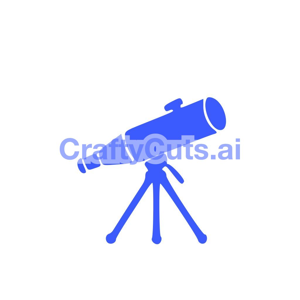 A Telescope Shape | CraftyCuts.ai