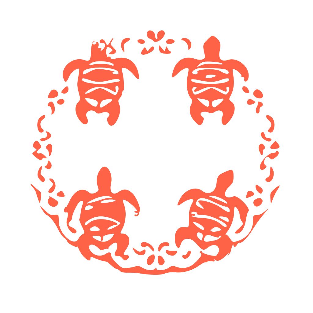 Baking Doily Featuring Turtles with Flowers on Their Shells | CraftyCuts.ai