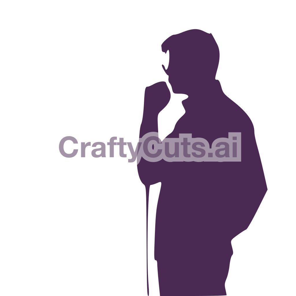 A Design of a Determined Person | CraftyCuts.ai