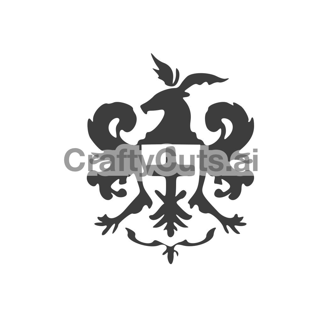 The Whitcomb Family Crest | CraftyCuts.ai