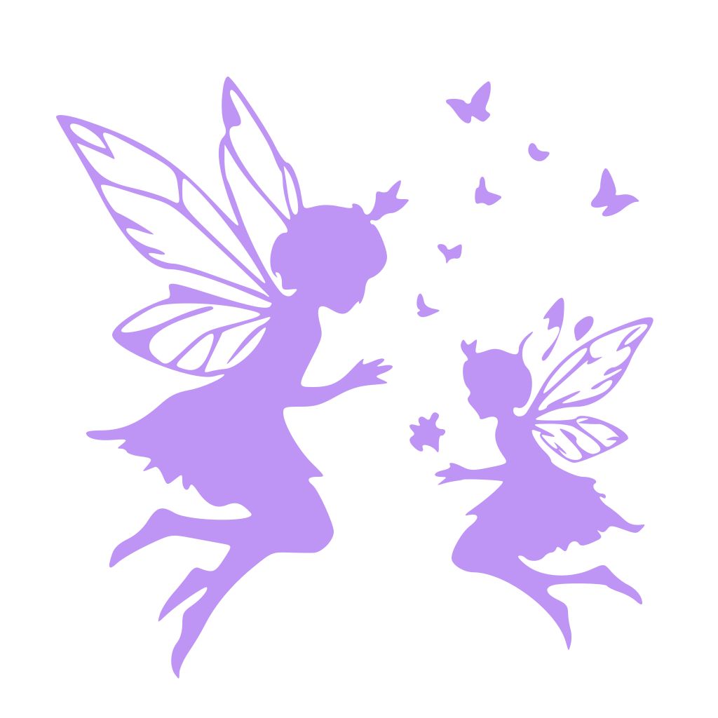 Cottagecore Label Featuring Whimsical Fairies | CraftyCuts.ai