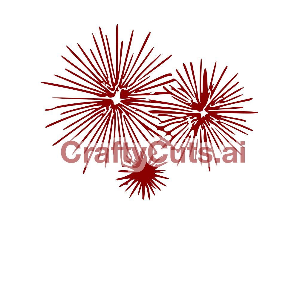 Fireworks Fizzling Out | CraftyCuts.ai