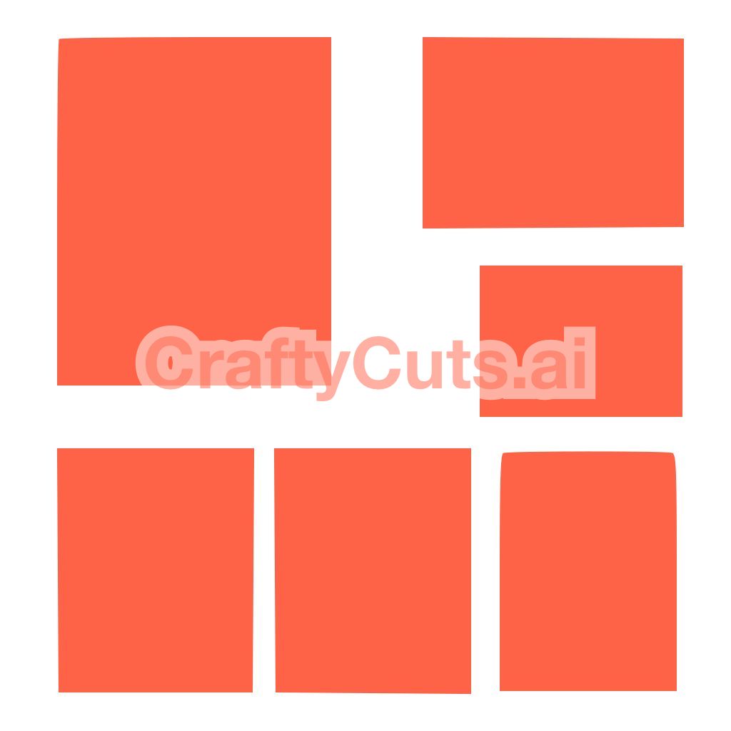 Sticker Album with Sections | CraftyCuts.ai