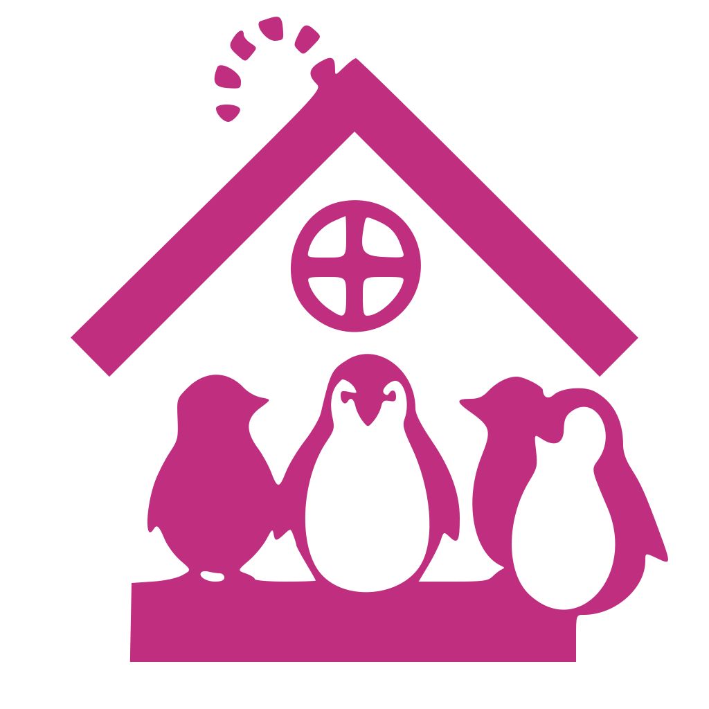 Whimsical Birdhouse Featuring Penguins with Candy Canes | CraftyCuts.ai