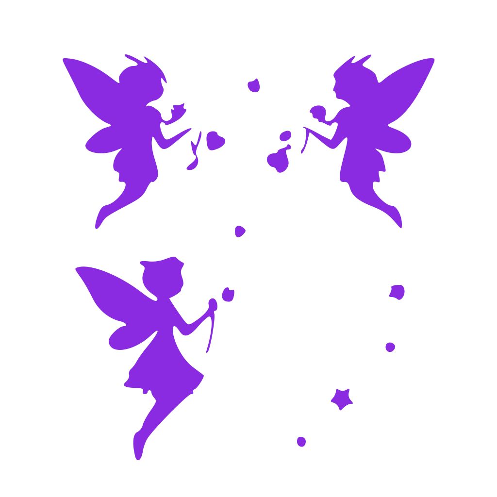 Cottagecore Label Featuring Whimsical Fairies | CraftyCuts.ai