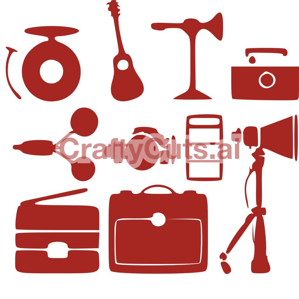 S of Mismatched Objects | CraftyCuts.ai