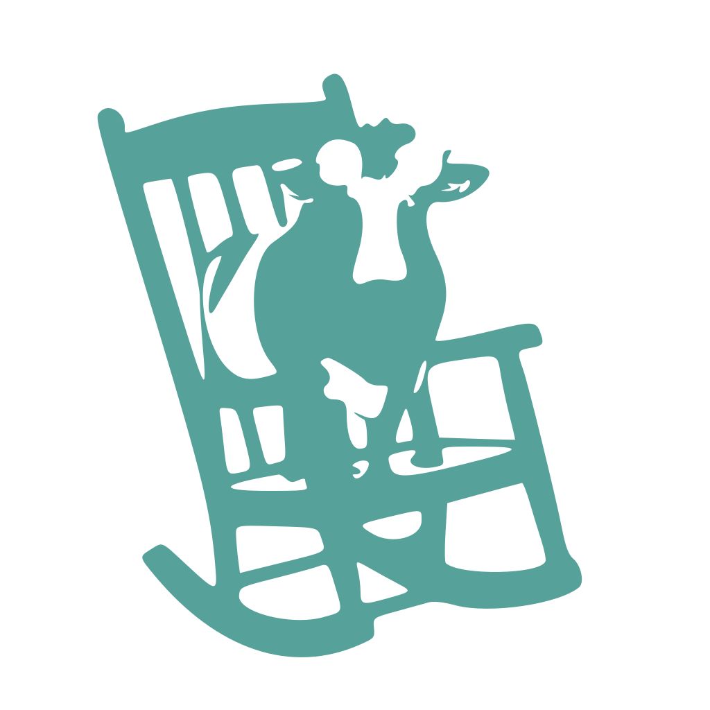 Gardening Rocking Chair Featuring Cows with Flower Crowns | CraftyCuts.ai