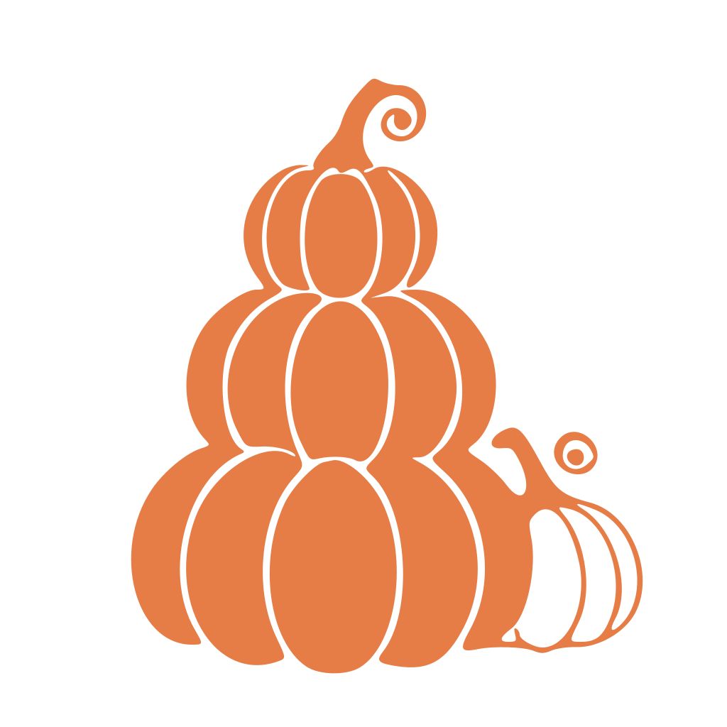 Cottagecore Postcard Featuring Stacked Pumpkins | CraftyCuts.ai