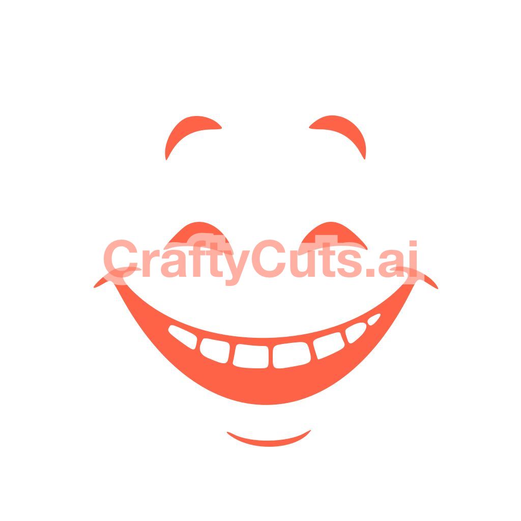 Giggly Face | CraftyCuts.ai