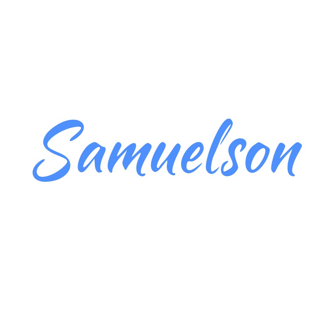 Samuelson Name in Calligraphy Style | CraftyCuts.ai