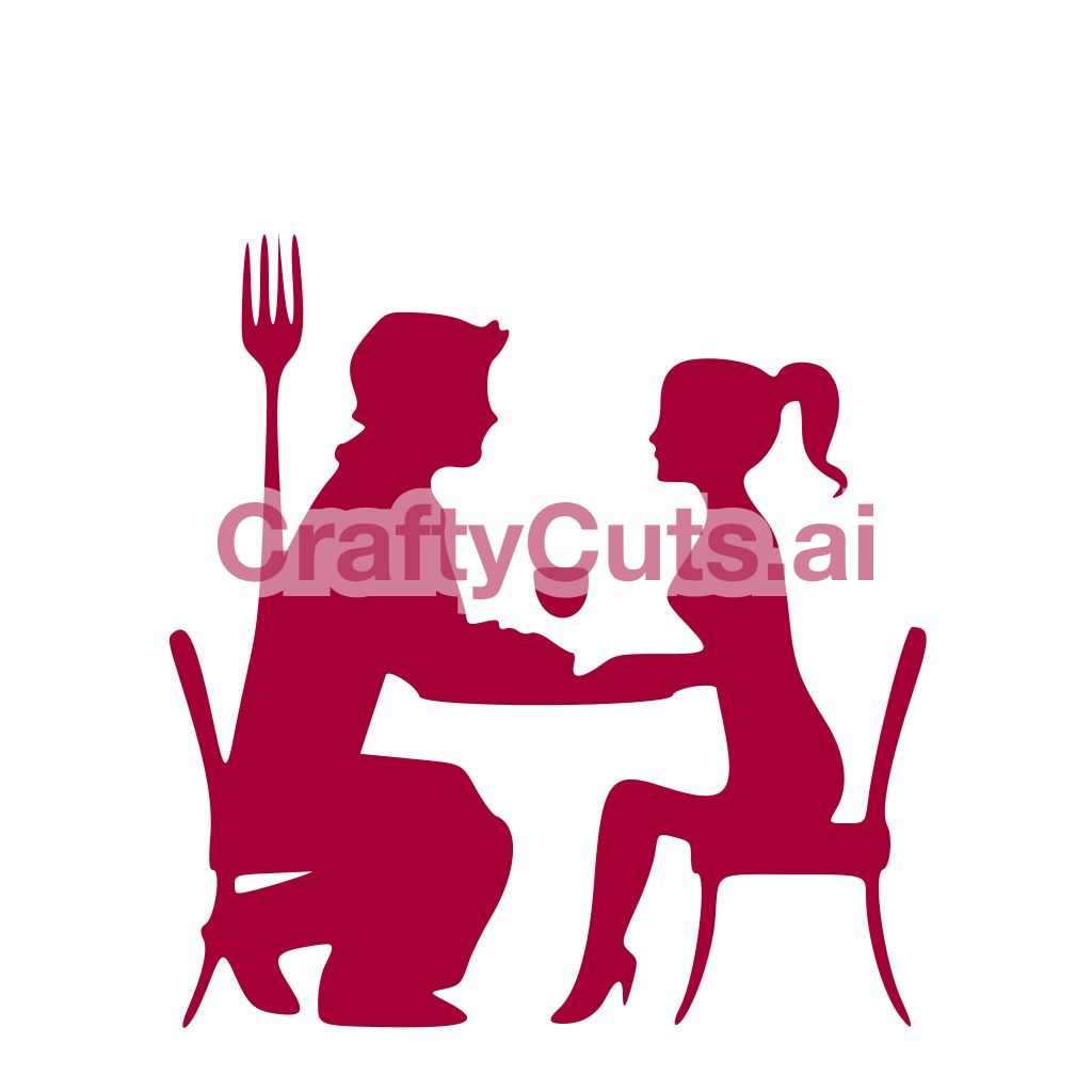 Guess Who's Coming to Dinner Invitation | CraftyCuts.ai