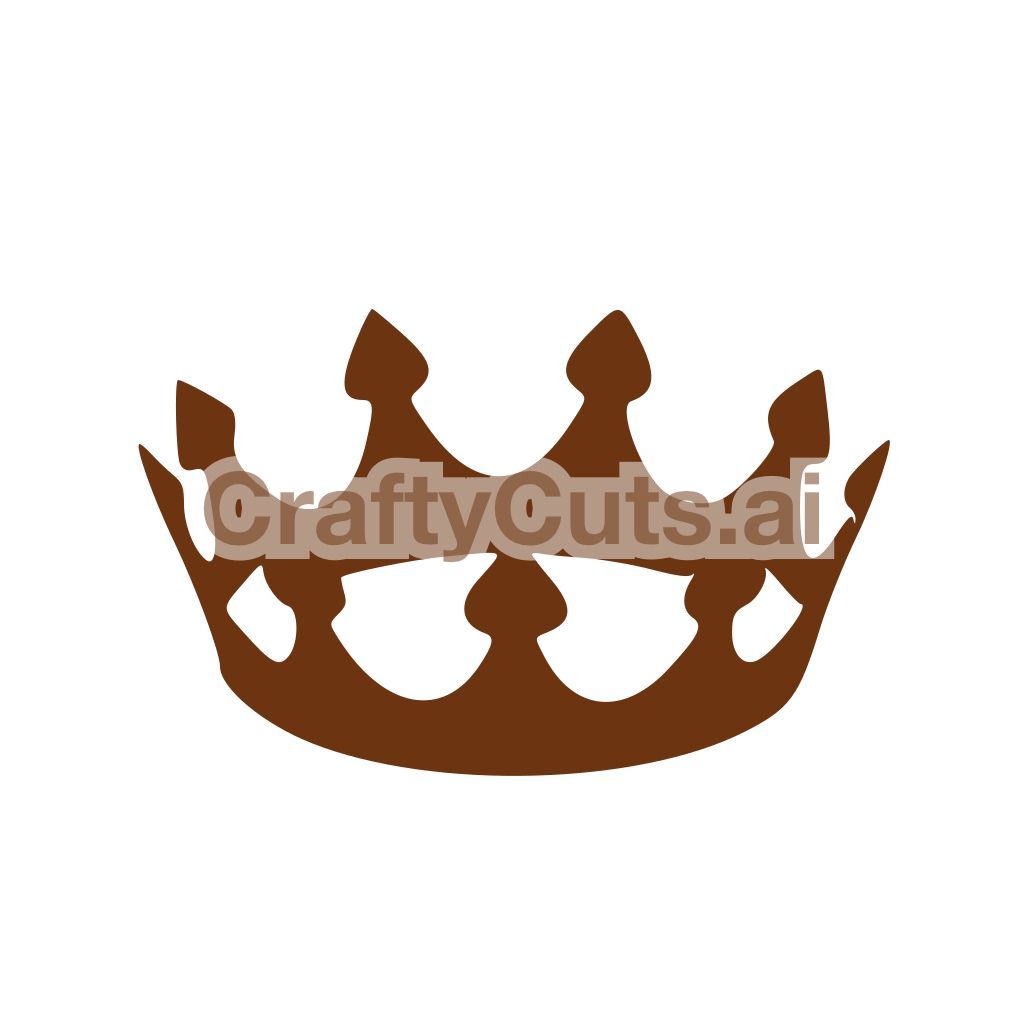 A Simple Coronet Design | CraftyCuts.ai