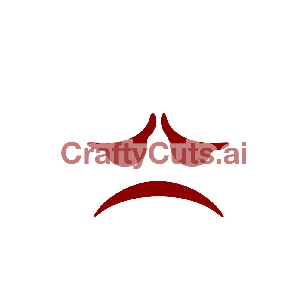 Sad Face | CraftyCuts.ai
