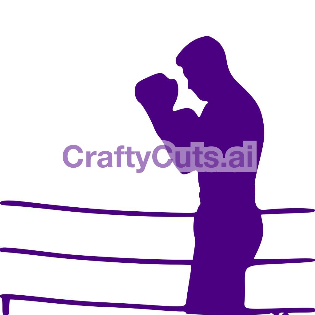 A Person Surrendering in a Boxing Match | CraftyCuts.ai