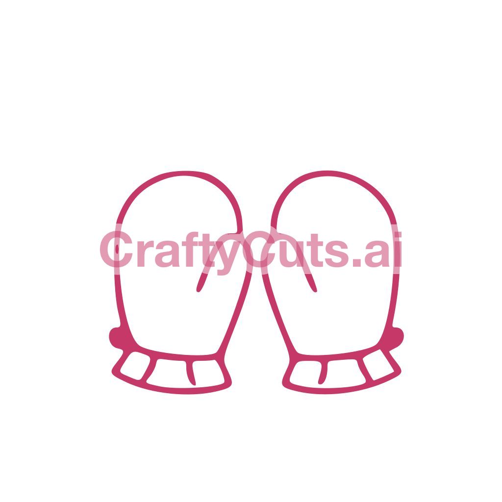 Tiny Mittens | CraftyCuts.ai