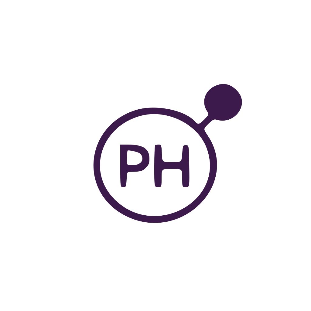 A Water Molecule with a Ph Symbol | CraftyCuts.ai