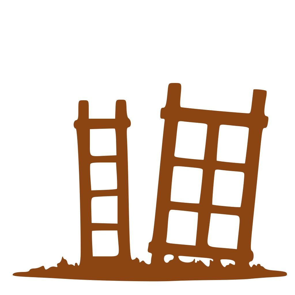 Seasonal Cutout Featuring Rustic Ladders | CraftyCuts.ai