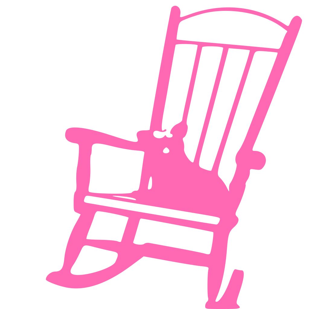 Outdoor Rocking Chair Featuring Puppies with Bows | CraftyCuts.ai