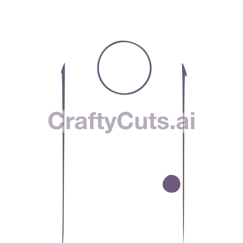 Decor Door Hanger Featuring Hand-stitched Borders | CraftyCuts.ai