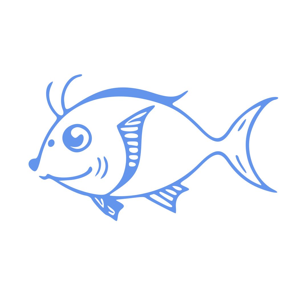 A Cartoon Fish with Mouse-like Features | CraftyCuts.ai