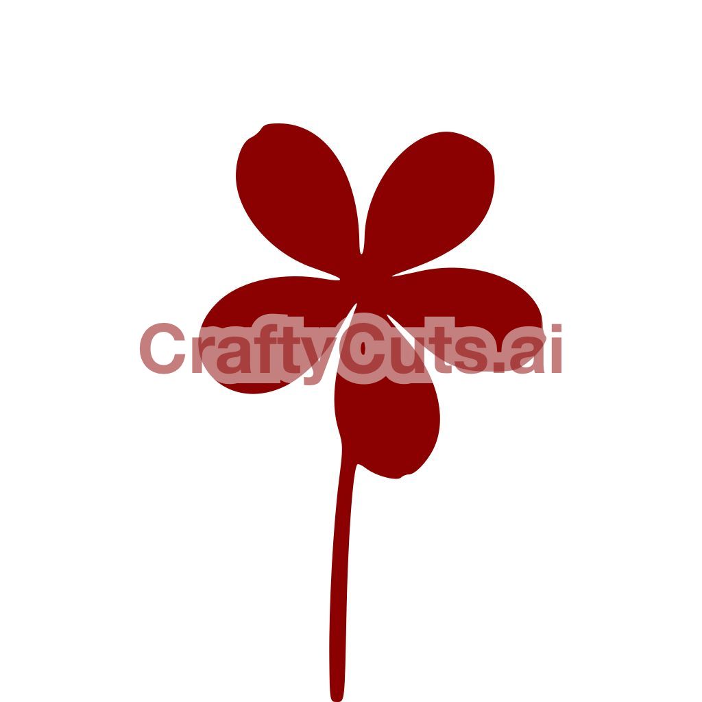 Droopy Flower | CraftyCuts.ai