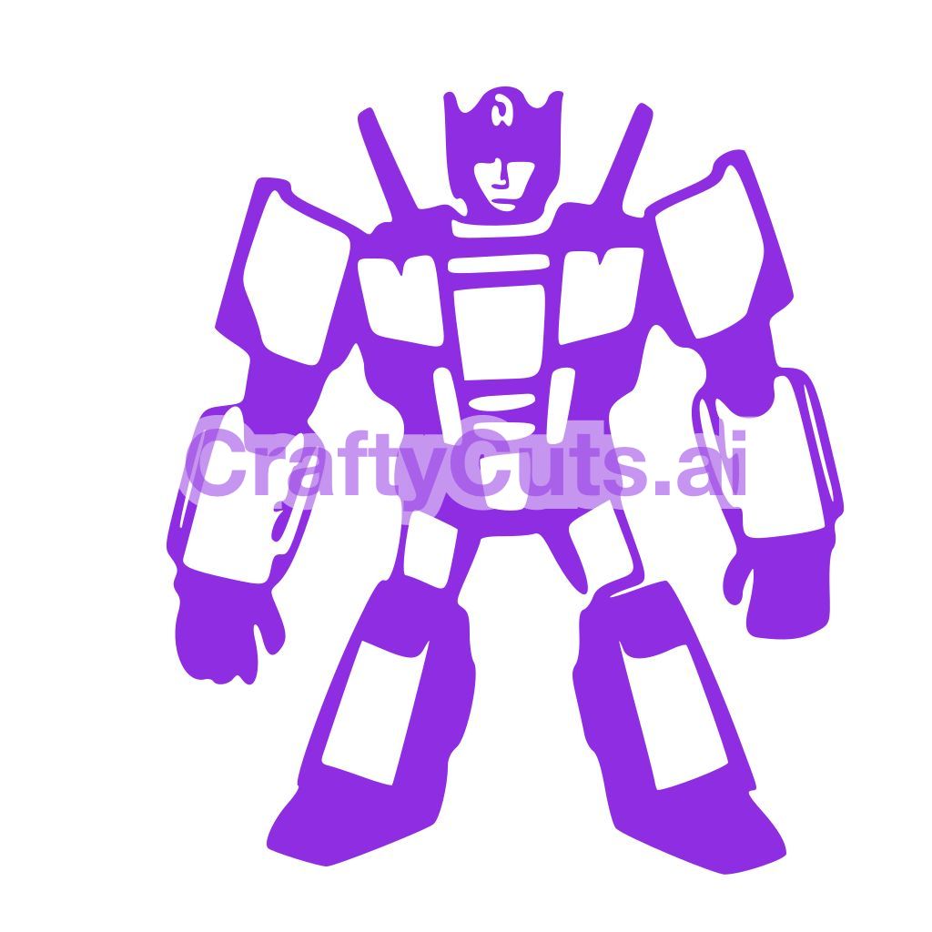 A Transformer Character | CraftyCuts.ai