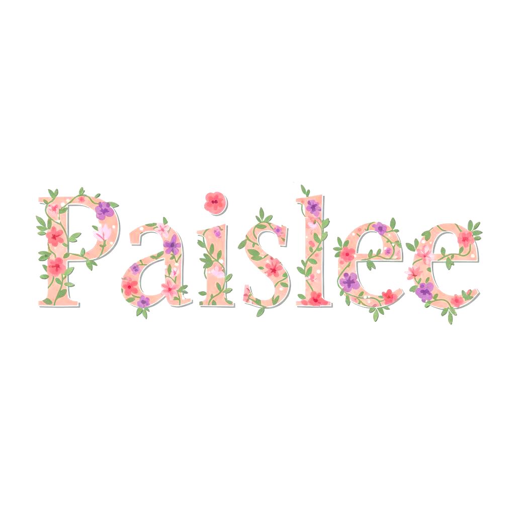 Pastel Floral Vine Letters Design for Crafting Projects | CraftyCuts.ai